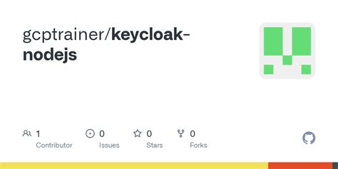 Github Gcptrainerkeycloak Nodejs