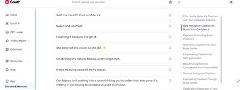 Captivating Nude Selfie Captions Crafting The Perfect Words With Gauth Michaelchourdakis