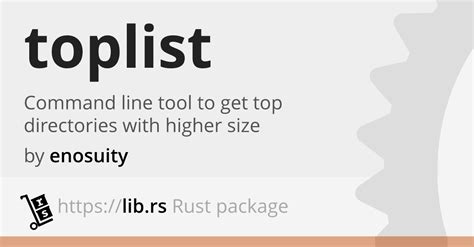 Toplist — Rust Application Librs