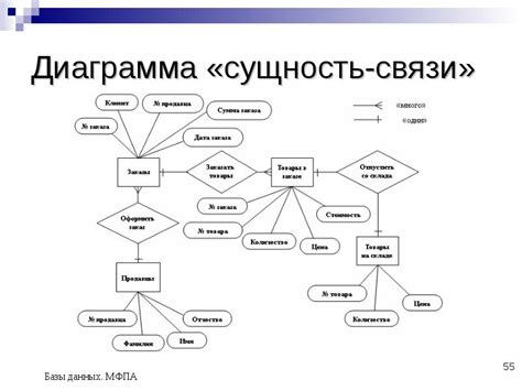 Er диаграмма логическая модель данных