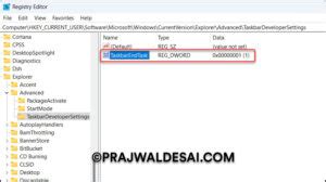 Enable Disable End Task In Taskbar On Windows
