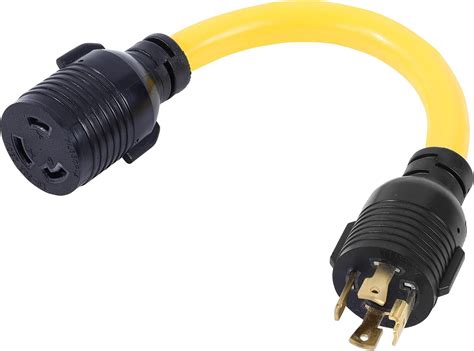 Onetak Nema L14 30p To 14 50r 120v 240v Compact 30 Amp Twist Lock 4 Prong Male Plug To 50 Amp 4