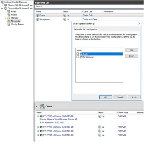 Configure Live Migration In Hyper V Clusters Guide