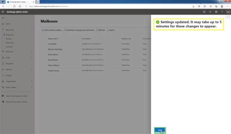 Configure Message Size Limits For A Mailbox