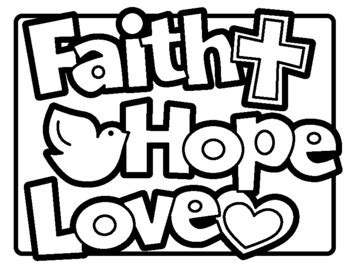 Faith Coloring Pages