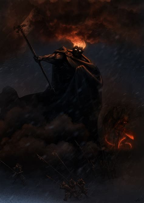 Morgoth And Balrog Tolkiens Legendarium And 1 More Drawn By Av Art