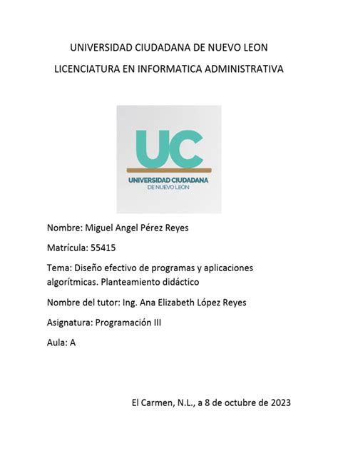 Act1 Programacion Iii Descargar Gratis Pdf Programación De Computadoras Programa De