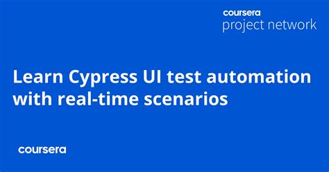 Learn Cypress Ui Test Automation With Real Time Scenarios Coursya