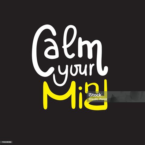 당신의 마음을 진정간단한 영감과 동기 부여 견적 영어 숙어 속어 글자 영감을 주는 포스터 티셔츠 가방 컵 카드 전단지 스티커 및