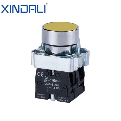 Lay5 Ba55 Self Resetting Toggle Switch Metal Momentary Push Button