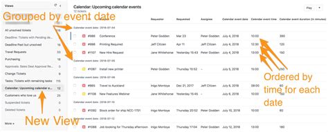 Creating A View For Your Upcoming Calendar Events Sweethawk Help Center