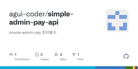 GitHub agui coder simple admin pay api simple admin pay 支付服务