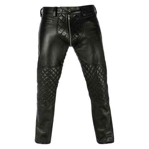 Avan Black Mens Leather Assless Chaps