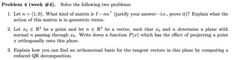 Solved Problem Week Solve The Following Two Chegg