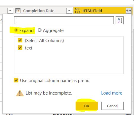 Powerbi Convert Html Table To Plain Text In Power Bi Stack Overflow