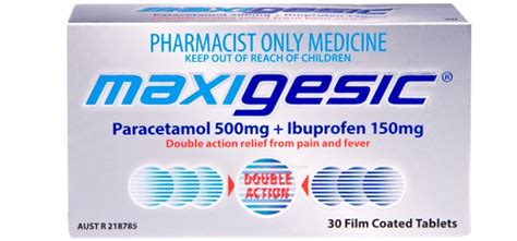 Maxigesic Tablets Corner Chemist