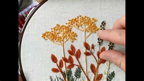 как вышить листик шов летящий закрытый Youtube