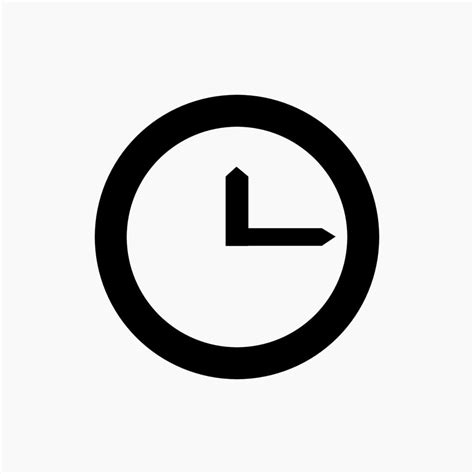 Clock Icon In Trendy Flat Style Isolated On Background Vector Art At Vecteezy