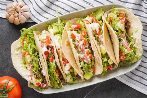 Easy Cheesy Soft Shell Beef Tacos