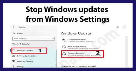 How To Stop Windows 10 Updates UPaae