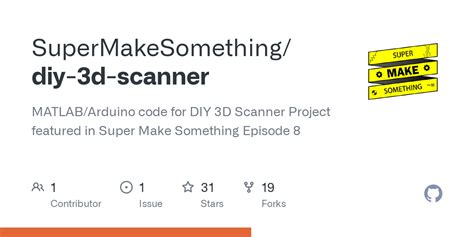 Github Supermakesomethingdiy 3d Scanner Matlabarduino Code For Diy