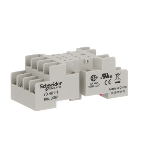 70 461 1 Socket Se Relays 10a 14 Pins Screw Clamp Terminals Mixed Contact For 782h 792