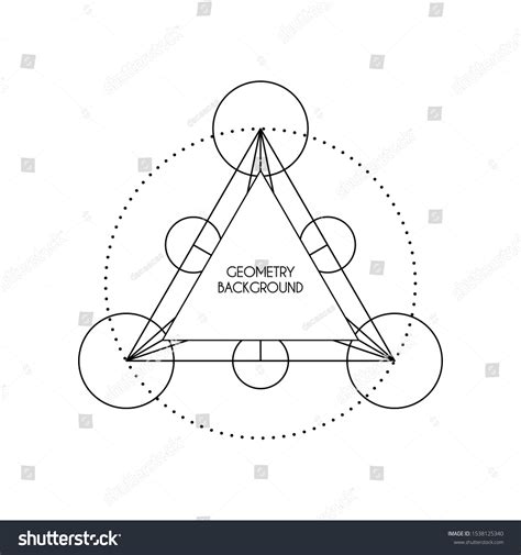 Linear Geometry Background Triangle Lineart Symbol Stock Illustration Shutterstock