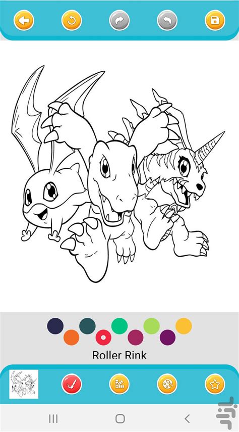 دانلود بازی بازی رنگ امیزی دیجیمون اندروید بازار