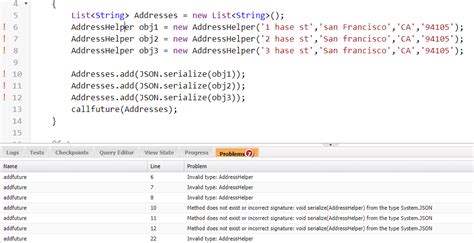 Apex Invalid Type And Incorrect Signature Error In Future Class