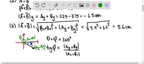 Solvedif The Resulting Vector Of Adding Two Vectors C Is 778 Cm