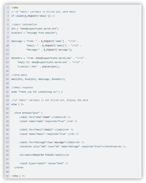 How Do I Create A Form With Php Support