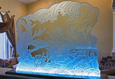 Etched Glass Windows And Sandblasted Glass Design Glass Menagerie