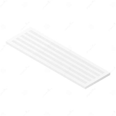 Computer Keyboard Icon Isometric Style Stock Vector Illustration Of