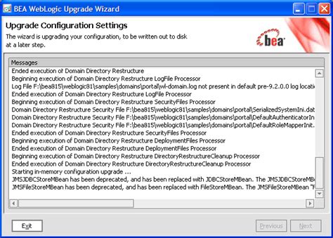 Upgrading A Weblogic Domain
