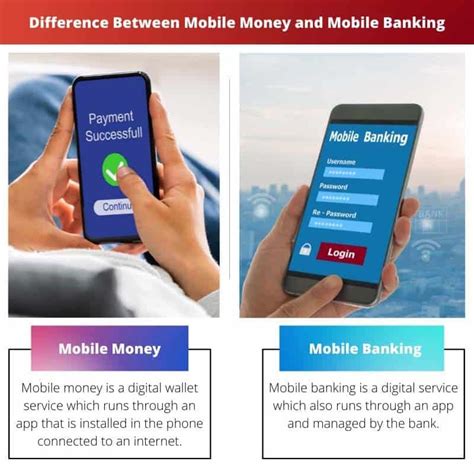 Mobile Money Vs Mobile Banking Difference And Comparison