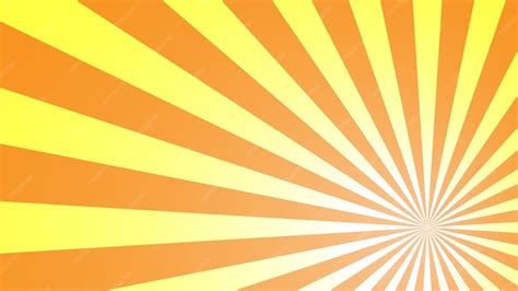Premium Vector Orange Gradient Sunburst Background