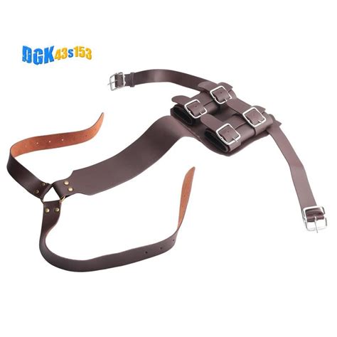 Medieval Witcher Double Back Scabbard For Sword Cutlass Holder Viking