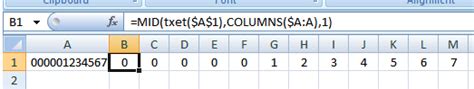 How To Split A Number With Leading Zeroes Into Separate Digits In Excel Super User