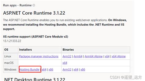 Iis部署net Core步骤dotnetcore Windowshostingexe Csdn博客
