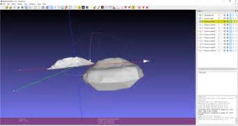 Meshlab Poisson Blob And Not Allinged Stack Overflow
