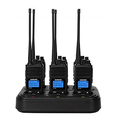 Samcom 2 Way Radio Rechargeable 5w Long Range Two Way Rasio For Adults 1500mah Programmable