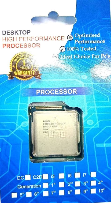 Buy Core I3 2130 I3 2nd Generation Processor 3 40 Ghz Lga 1155 Desktop Processor