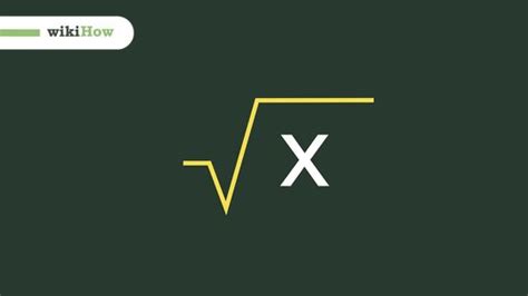 Video How To Calculate A Square Root By Hand WikiHow