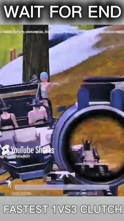 Fastest 1vs3 Clutch In Bgmi History Shorts Bgmi Pubg Youtube