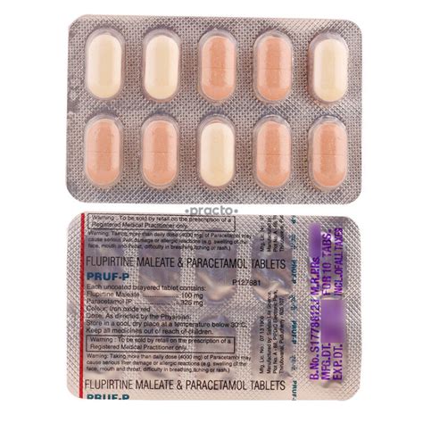 Pruf P Tablet Uses Dosage Side Effects Price Composition Practo