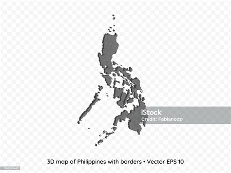 필리핀의 3d 지도 0명에 대한 스톡 벡터 아트 및 기타 이미지 0명 3차원 형태 글로벌 비즈니스 Istock