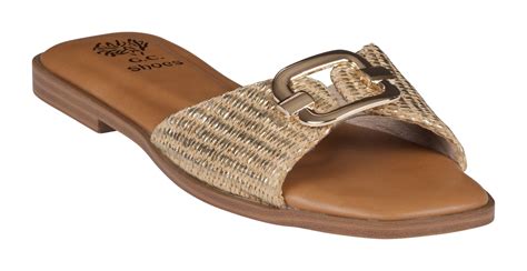 Davina Gold Flat Sandals Gc Shoes