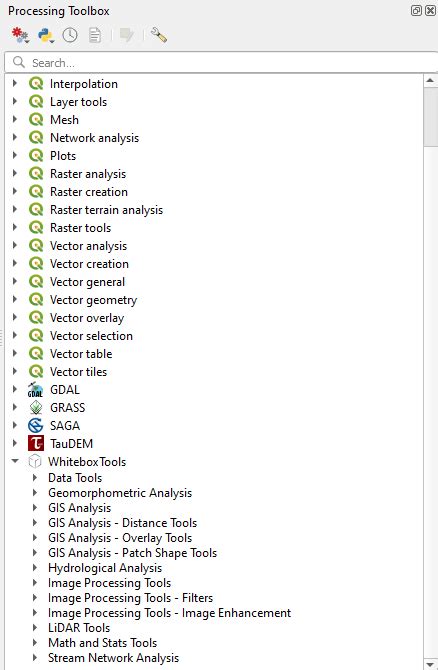 install whitebox tools wbt plugin in qgis rashms