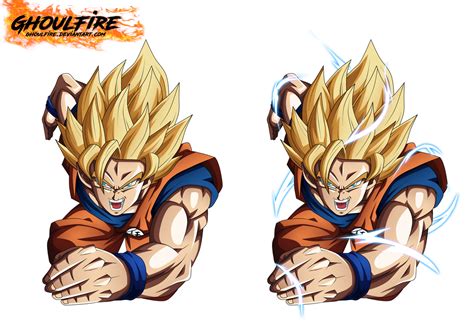 Goku SSJ By GhoulFire On DeviantArt