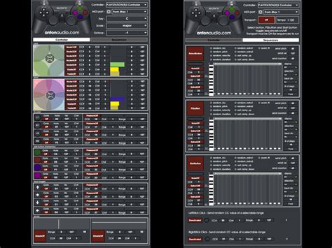 Project Bluetooth SIXAXIS PS MIDI Controller App Cycling